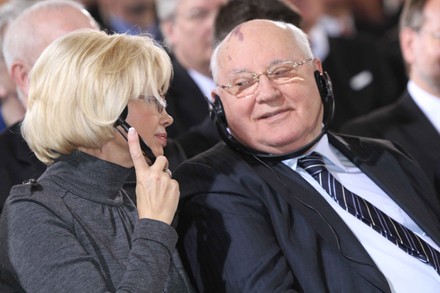 Mikhail Gorbachev Daughter Irina Virganskaya Presentation Editorial ...