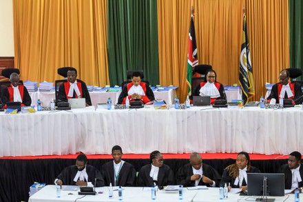 Kenyas Supreme Court Judges Lr Justice Editorial Stock Photo - Stock ...