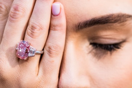 Williamson Pink Star Vivid Pink Diamond Editorial Stock Photo - Stock ...
