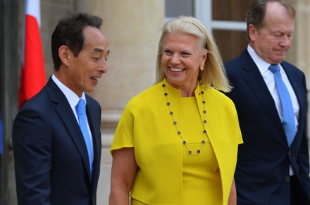 Ibm President Ceo Virginia Rometty Leaves Editorial Stock Photo - Stock ...