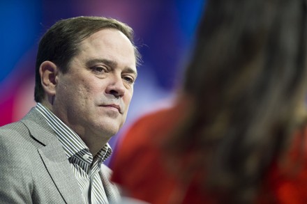 Cisco Ceo Chuck Robbins Delivers Speech Editorial Stock Photo - Stock ...
