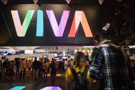 Logo Viva Technology During Vivatech Trade Editorial Stock Photo ...