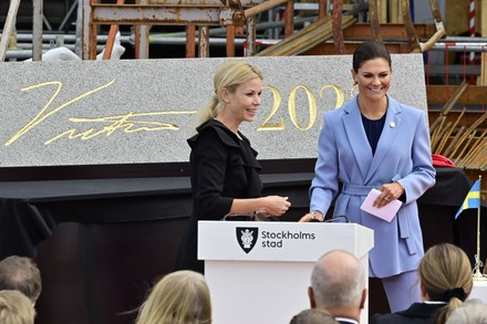 Crown Princess Victoria Together Finance Mayor Editorial Stock Photo ...