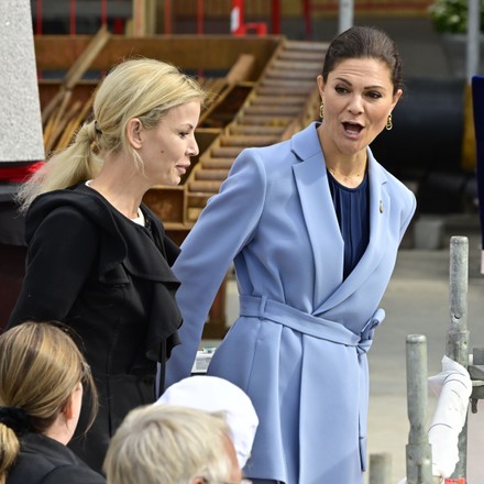 Crown Princess Victoria Together Finance Mayor Editorial Stock Photo ...