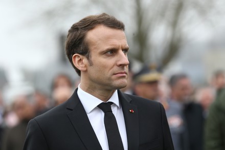French President Emmanuel Macron Portuguese President Editorial Stock ...