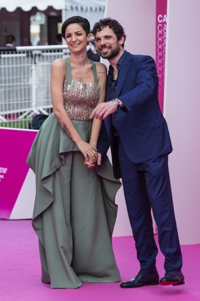 Francesco Montanari Andrea Delogu Pose Along Editorial Stock Photo ...