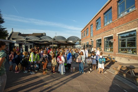 Education First Day Of School, Sint-Denijs-Westrem, Belgium - 01 Sep ...