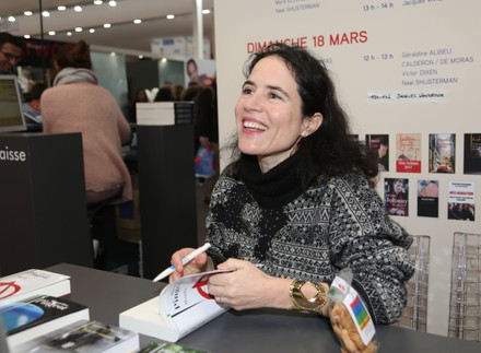 Mazarine Pingeot at Paris Book Fair, France - 18 Mar 2018 Stock ...