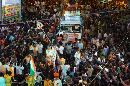 Devotees Take Part Procession Day After Editorial Stock Photo - Stock ...