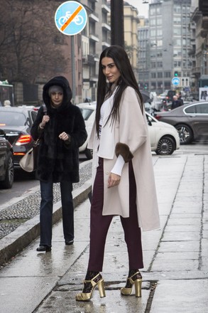 Diala Makki Leaving Fashion Show Max Editorial Stock Photo - Stock ...