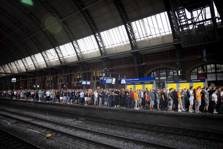 Passengers Swarm Central Station On Their Editorial Stock Photo - Stock ...