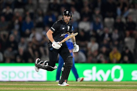 Phil Salt Manchester Originals Batting During Editorial Stock Photo ...