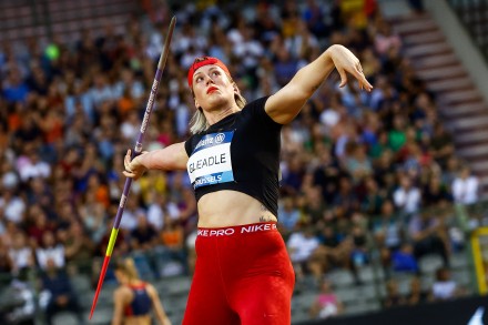 Elizabeth Gleadle Canada Action During Javelin Editorial Stock Photo ...