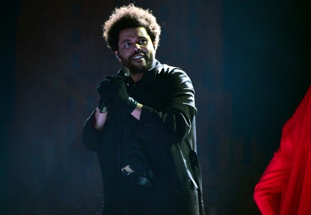 Weeknd Performs Onstage Sofi Stadium Inglewood Editorial Stock Photo ...
