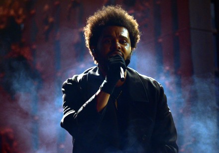 Weeknd Performs Onstage Sofi Stadium Inglewood Editorial Stock Photo ...