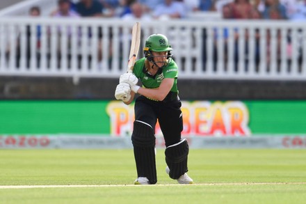 Freya Kemp Southern Brave Batting During Editorial Stock Photo - Stock ...