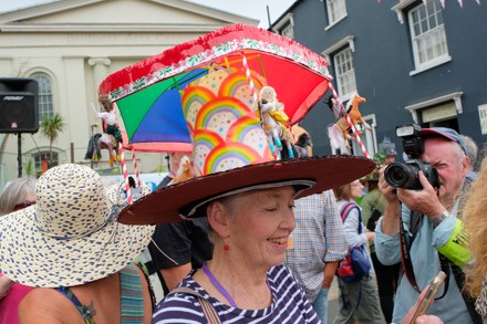 Hat Wearers Gather Bridport Annual Hat Editorial Stock Photo - Stock ...