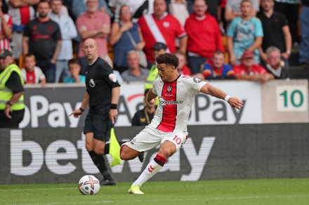 Southamptons Gavin Bazunu Clears Wolverhampton Wandererss Editorial ...