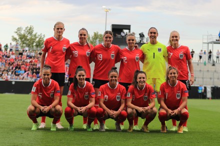 Austria Starting Line Fifa Wwc Qualifying Editorial Stock Photo - Stock ...