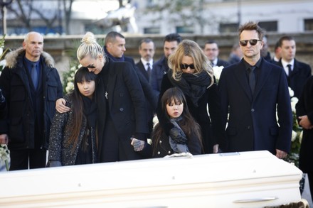 Laeticia Hallyday Joy Et Jade Laura Editorial Stock Photo - Stock Image ...