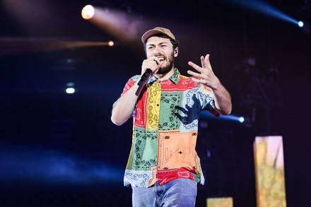 Simone Pagani Pinguini Tattici Nucleari Performs Editorial Stock Photo ...