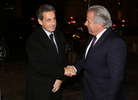 Nicolas Sarkozy Jeanpaul Bou Antoun Attending Editorial Stock Photo ...