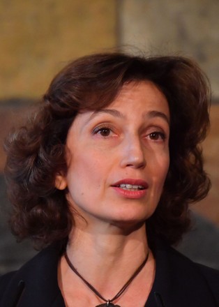 Audrey Azoulay looks on at the UNESCO headquarters - Paris - 10 Nov ...
