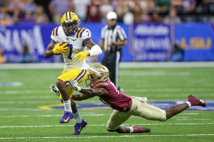 Lsus Kayshon Boutte 7 Looks Running Editorial Stock Photo - Stock Image ...