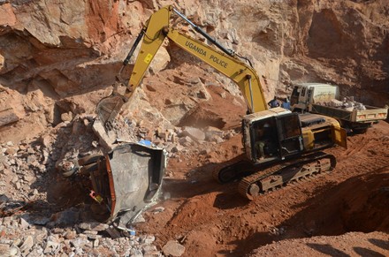 People Gather Stone Quarry Where Collapse Editorial Stock Photo - Stock ...