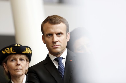 __COUNT__ President Macron At The Inauguration Of The Institute Of ...