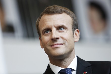 President Emmanuel Macron During Inauguration Institute Editorial Stock ...