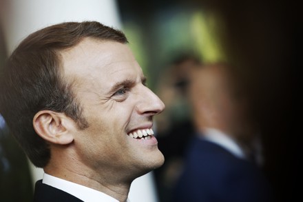 President Emmanuel Macron During Inauguration Institute Editorial Stock ...