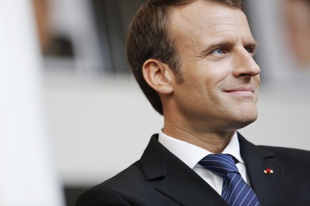 President Emmanuel Macron During Inauguration Institute Editorial Stock ...