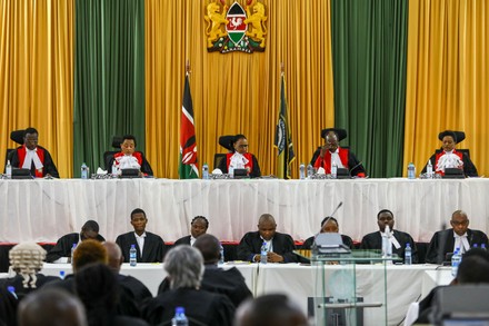 Kenyas Supreme Court Judges Lr Justice Editorial Stock Photo - Stock ...