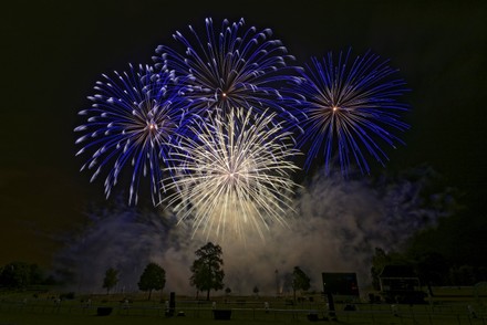 Concours International Pyrotechnique Les Masters De Editorial Stock ...
