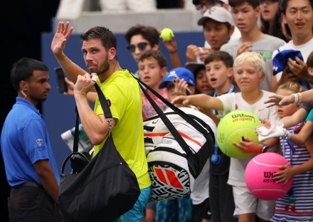 Cameron Norrie Gbr Takes His Shirt Editorial Stock Photo - Stock Image ...