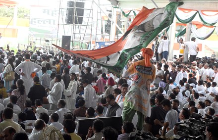 Congress Holds 'Mehangai Par Halla Bol' Rally Against inflation In Delhi, New Delhi, India - 04 ...
