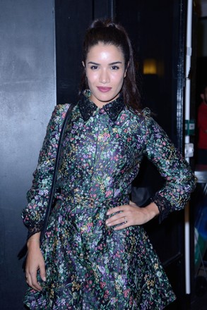 Malika Menard Leaving Alexis Mabille Fashion Editorial Stock Photo ...