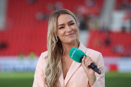 Itv Sport Commentator Laura Woods Editorial Stock Photo - Stock Image ...