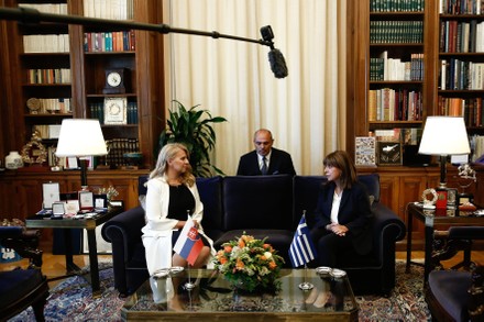 Slovakia's President Zuzana Caputova visits Athens, Greece - 06 Sep ...