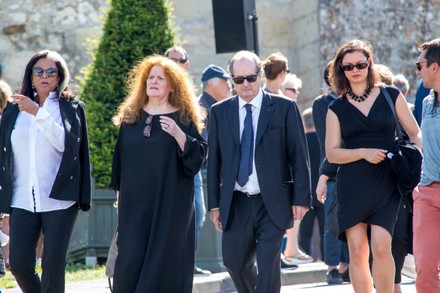 Funeral ceremony of Gonzague Saint Bris - Amboise, France - 14 Aug 2017 ...