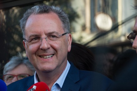 __COUNT__ Richard Ferrand Speaks To The Press - Chateaulin, France - 19 ...