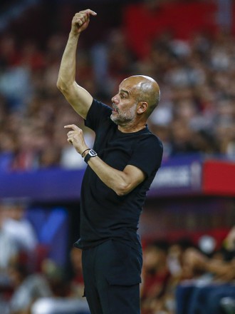 Manchester City Head Coach Josep Guardiola Editorial Stock Photo ...