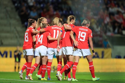 Austrian Players Celebrate Their Win Fifa Editorial Stock Photo - Stock ...