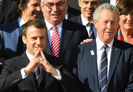 New French President Emmanuel Macron Family Editorial Stock Photo ...