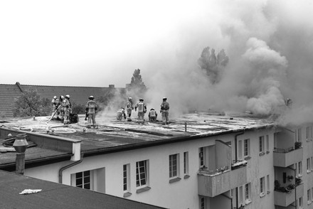 Berine Fire Brigade During Firefighting During Editorial Stock Photo ...