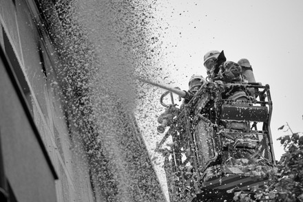 Berine Fire Brigade During Firefighting During Editorial Stock Photo ...