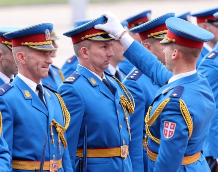 Members Serbian Army Honor Guard Prepare Editorial Stock Photo - Stock ...