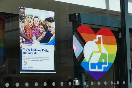 Pride Nationwide Banners Branch Reading Town Editorial Stock Photo ...