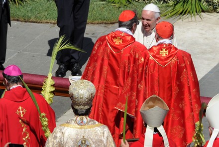 Pope Francis Celebrates Palm Sunday Mass Editorial Stock Photo - Stock ...